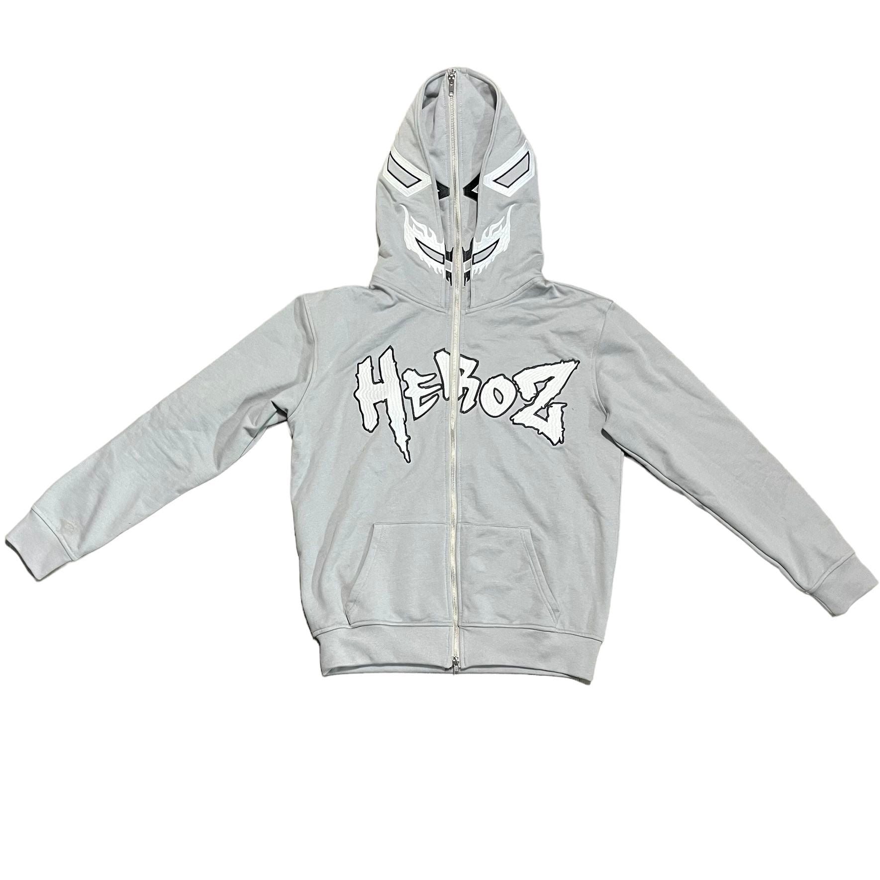 Double Hood Full Zip - Gray – HEROZ